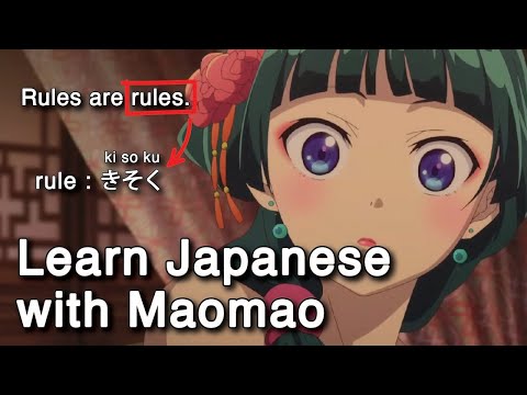 Learn Japanese with Maomao | The Apothecary Diaries | Jinshi looks very happy to see Maomao again!