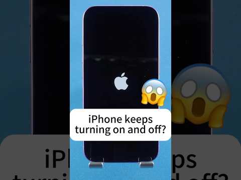 😲iPhone Keeps Turning on and off? Fix No Data Loss!#fyp