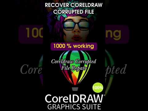 How to recover Corrupt file in coreldraw | Corrupt file Coreldraw m open kese kre | #coreldraw