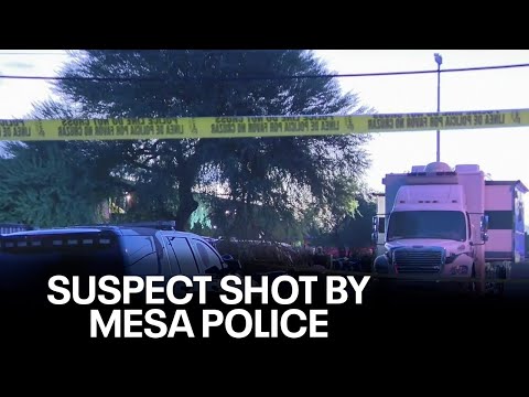 Barricade situation escalates into officer-involved shooting in Mesa