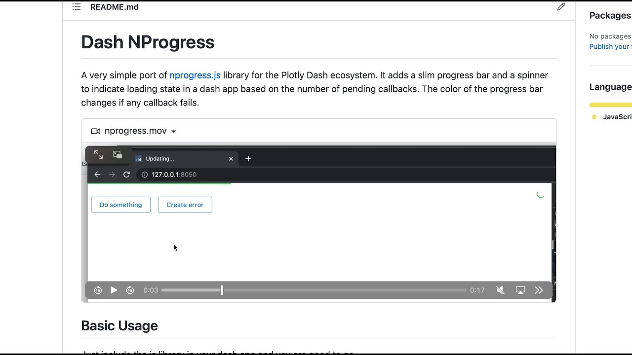 Dash Loading State With Nprogressjs Dash Python Plotly Community Forum