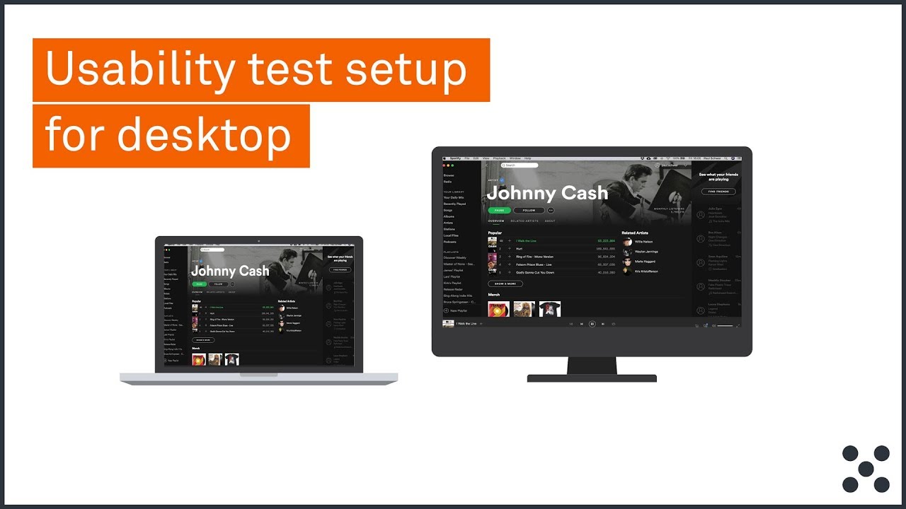Usability test setup for desktop | UX Design