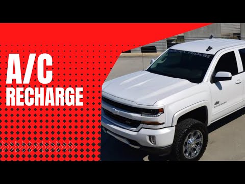 How to Recharge the AC in a 2017 Chevy Silverado: #ac #recharge #silverado