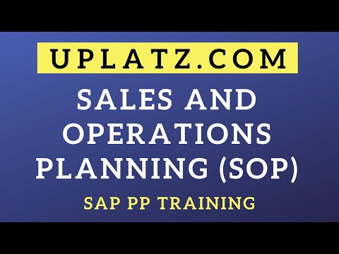 Sales and Operations Planning (SOP) | SAP PP Training | SAP PP Tutorial | SAP PP Course | Uplatz