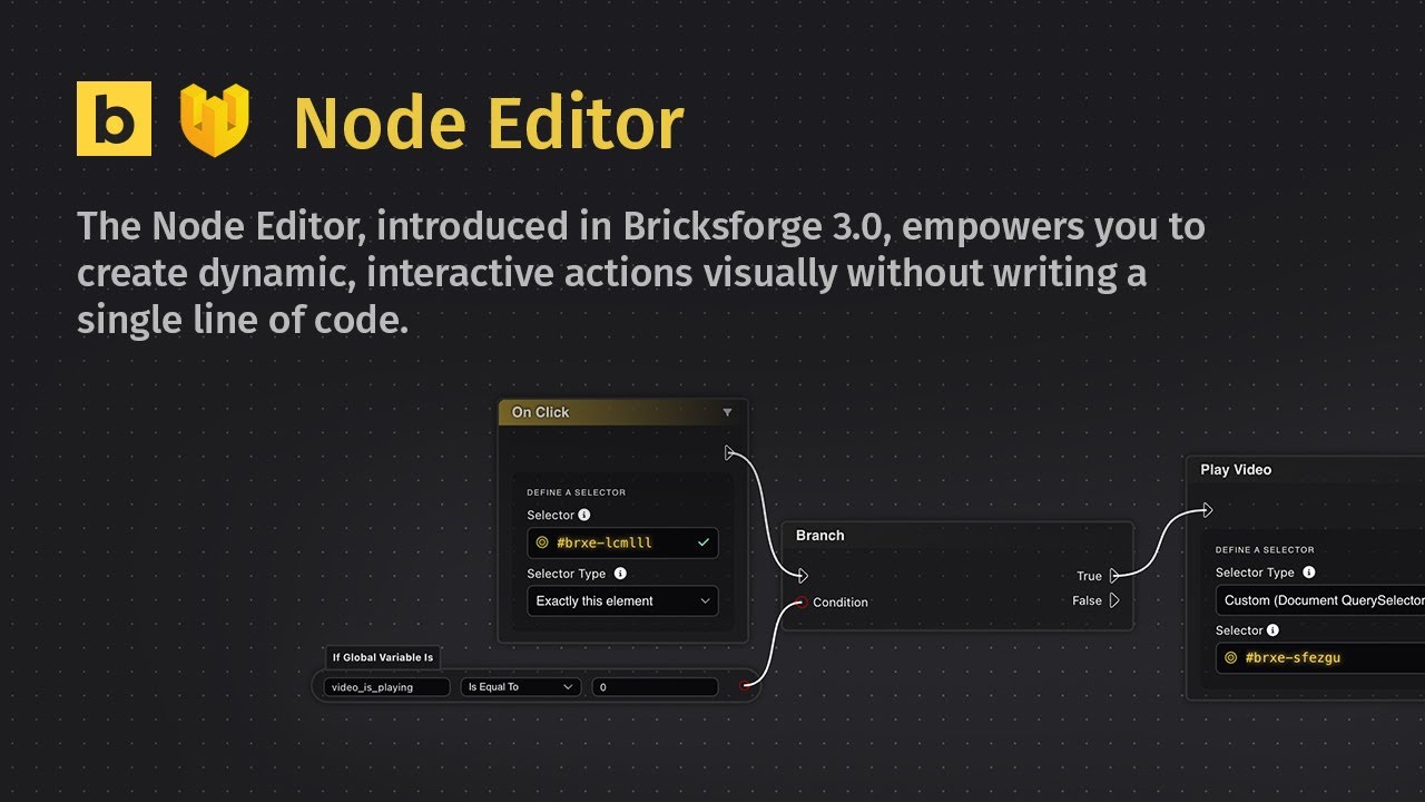 Node Editor – Bricksforge 3.0
