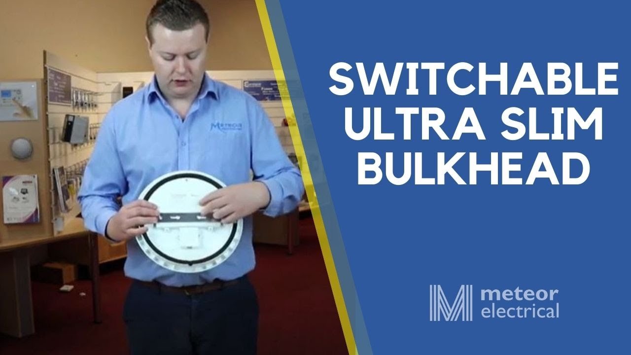 Switchable 18W Ultra Slim Bulkhead | 300K, 3000K & 5700K Bulkhead