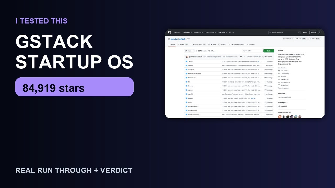 I Tried Garry Tan's GStack, 23 Claude Code Skills That Run a Startup