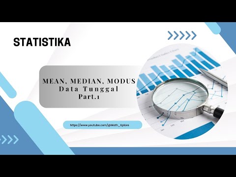 Soal dan pembahasan mean median modus data tunggal