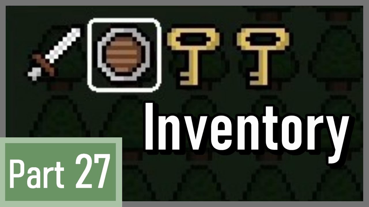 Inventory - How to Make a 2D Game in Java #27