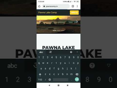 How to book couple camp at pawna lake ? www.pawnacamp.in
