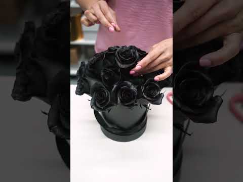 Small black roses