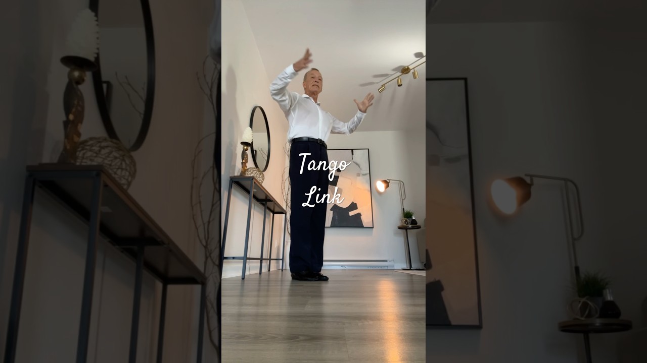 Tango link, use link to change to promenade position in tango #tango  #dance #tutorial
