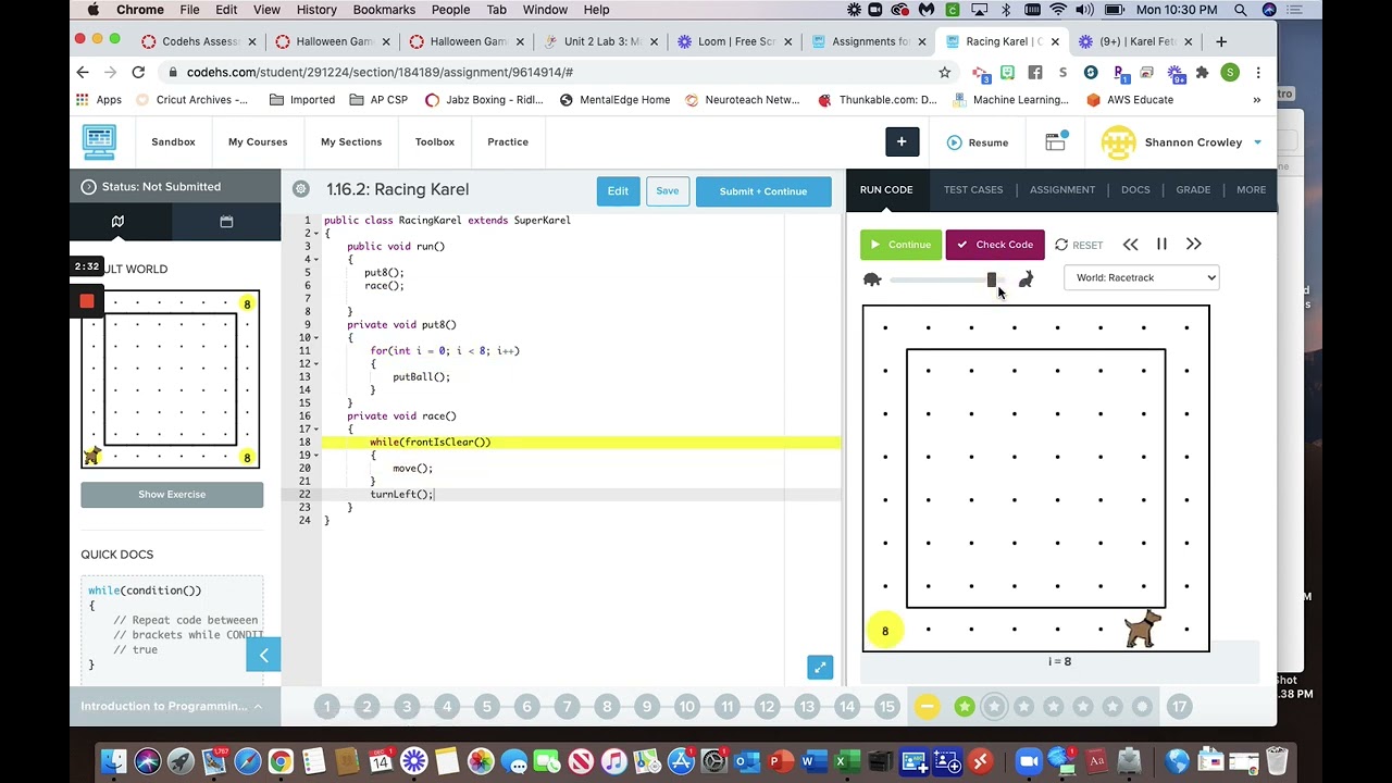 Racing Karel Challenge