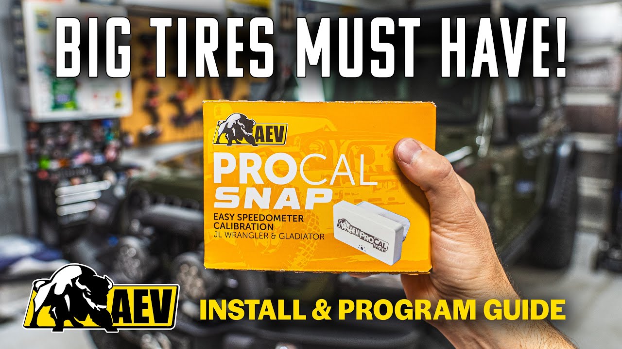 Jeep With Big Tires? You Need the AEV ProCal SNAP! (Install, Program, Troubleshooting Guide)