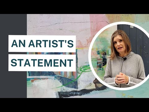How To Write An Artist's Statement