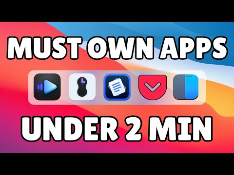 5 Best Mac Apps UNDER 2 MIN! ~ Best MacOS Apps On My MacBook PRO M4!