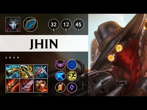 Jhin ARAM - EUW Master Patch 25.12