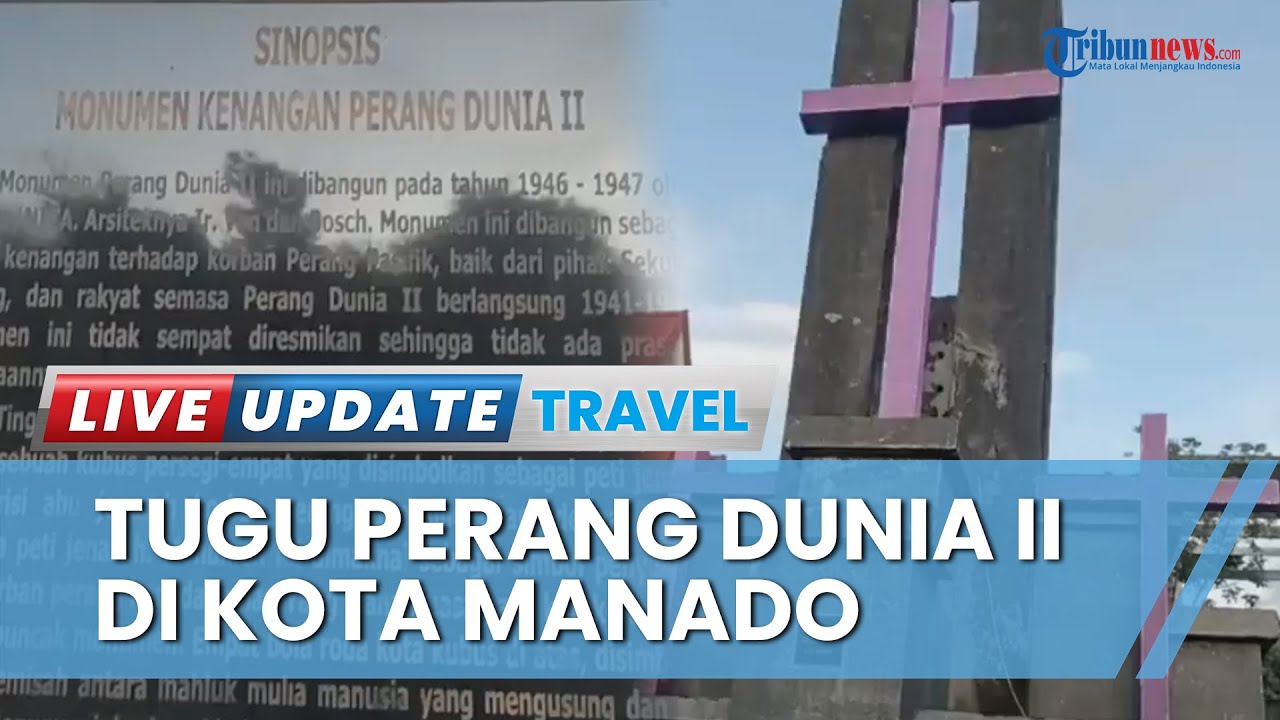Melihat Tugu Perang Dunia II di Pusat Kota Manado, Tambah Ramai Ornamen saat Momen Pra-Paskah