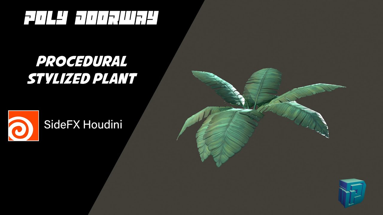 Plant Model Generator - Sidefx Houdini