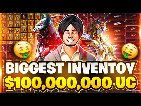 😱PUBG BIGGEST INVENTORY TOUR $10000000 UC AMAN GAMING