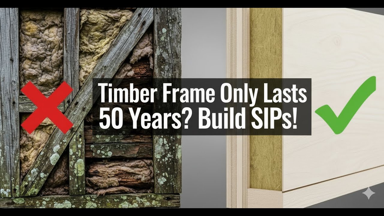 Timber Frame Only Lasts 50 Years? Build SIPs!
