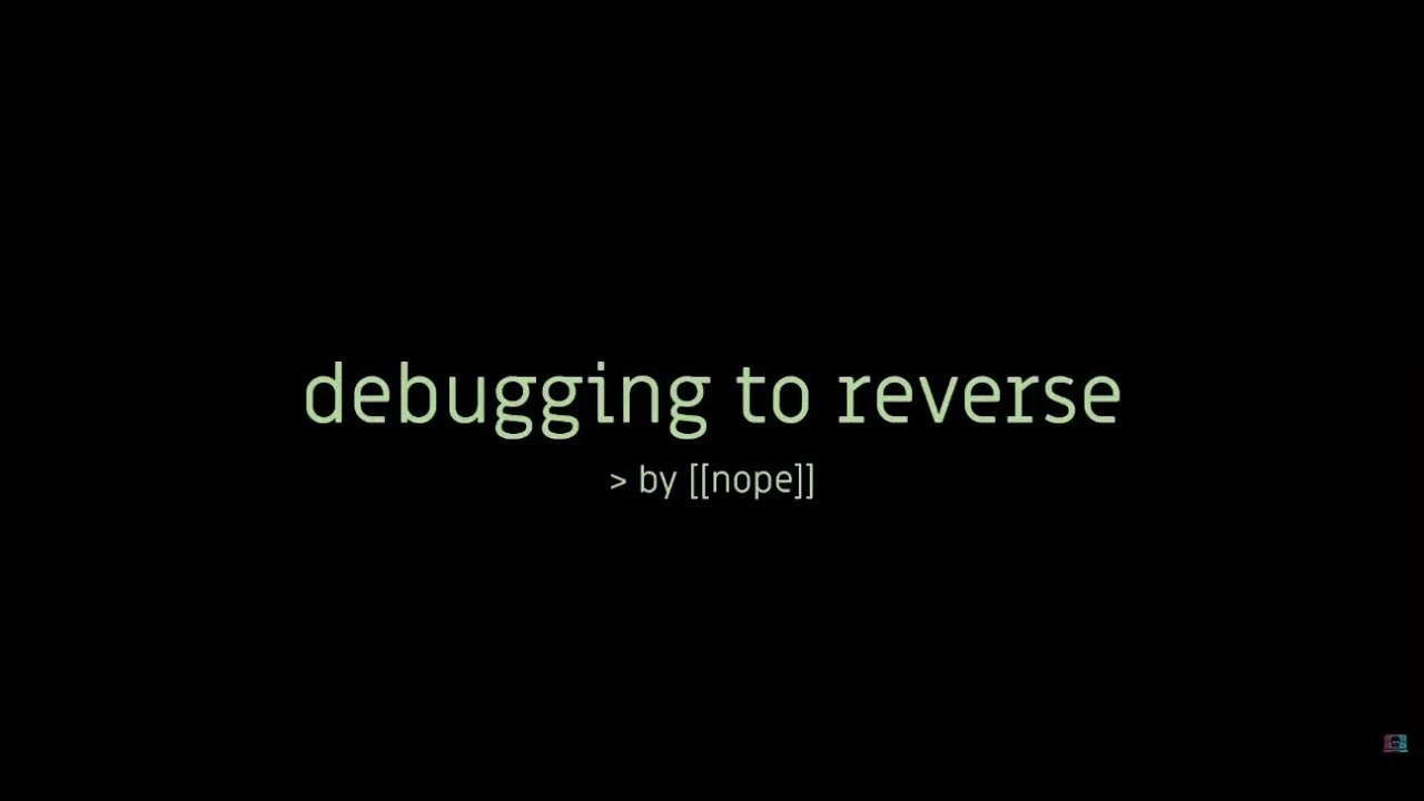 Debuggers for Reverse Engineering: Beyond Bug Fixing