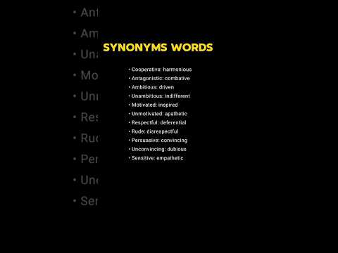 synonyms words #learnenglish #englishtips #basicenglish #vocabulary #ytshorts #shorts