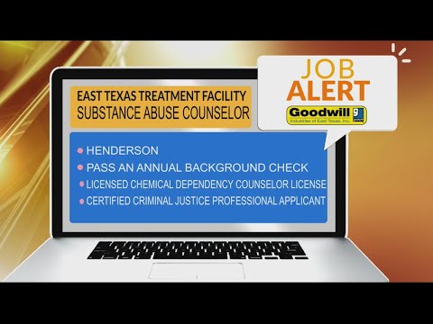 JOB ALERT: East Texas Treatment Facility in Henderson needs a Substance Abuse Counselor