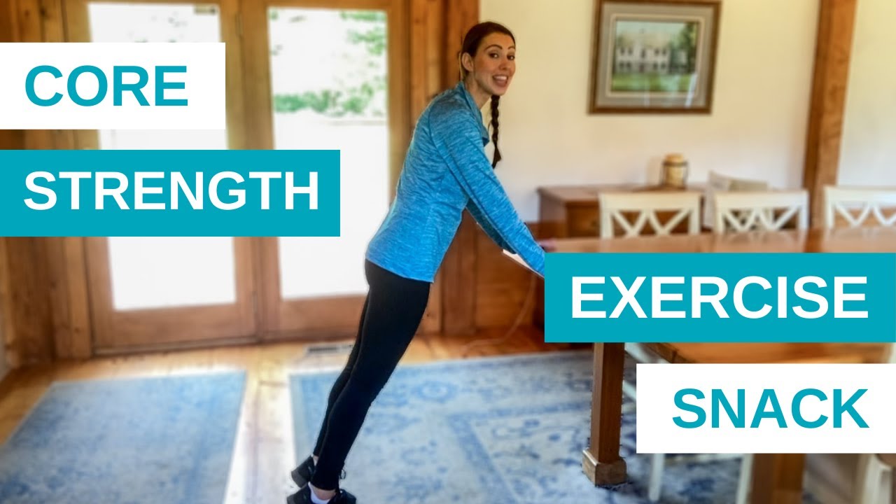 1-Minute Core Strength | Countertop Planks for Beginner Core and Abs | MS Exercise Snacks