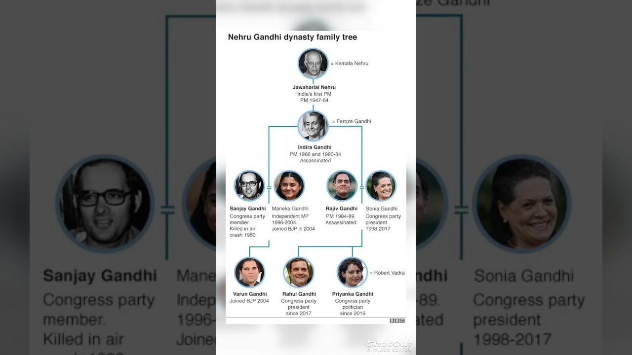 Nehru-Gandhi Family Tree: A Legacy in Indian Politics