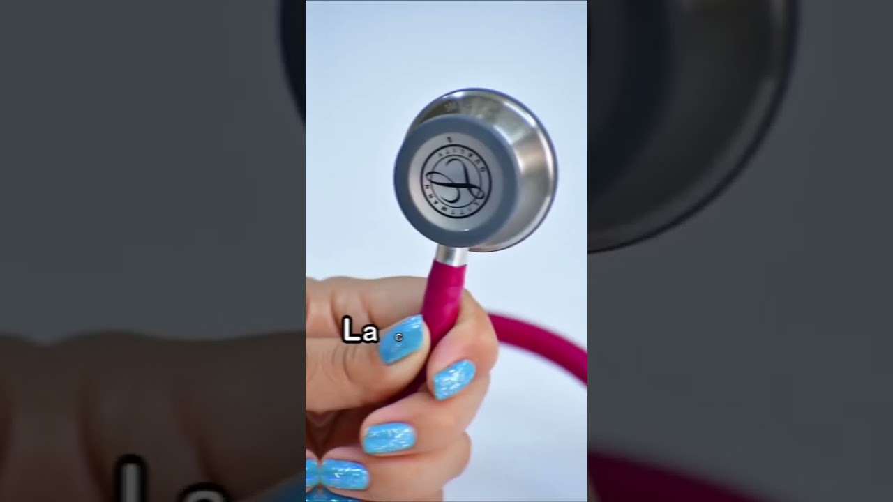 ¿Conoces las partes del estetoscopio? 🩺