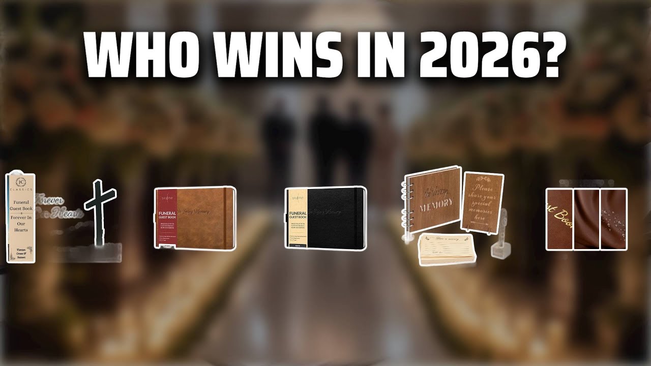 The Top 5 Best Funeral Guestbook in 2026 - Must Watch Before Buying!