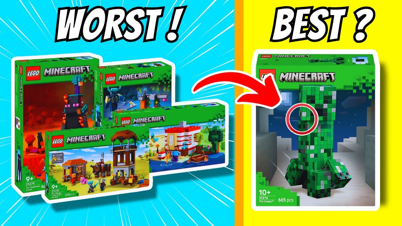 I Ranked *EVERY* New Lego Minecraft Set (Summer 2025 wave)