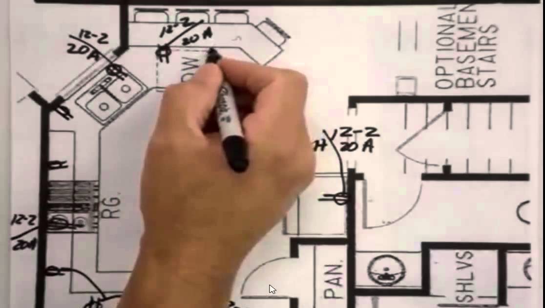 How To Install Kitchen Wiring Drafting -BuildingTheWay