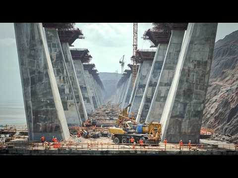 How Modern Bridges Are Replaced in Days: Massive Construction Overhaul with Cranes& Precast Concrete