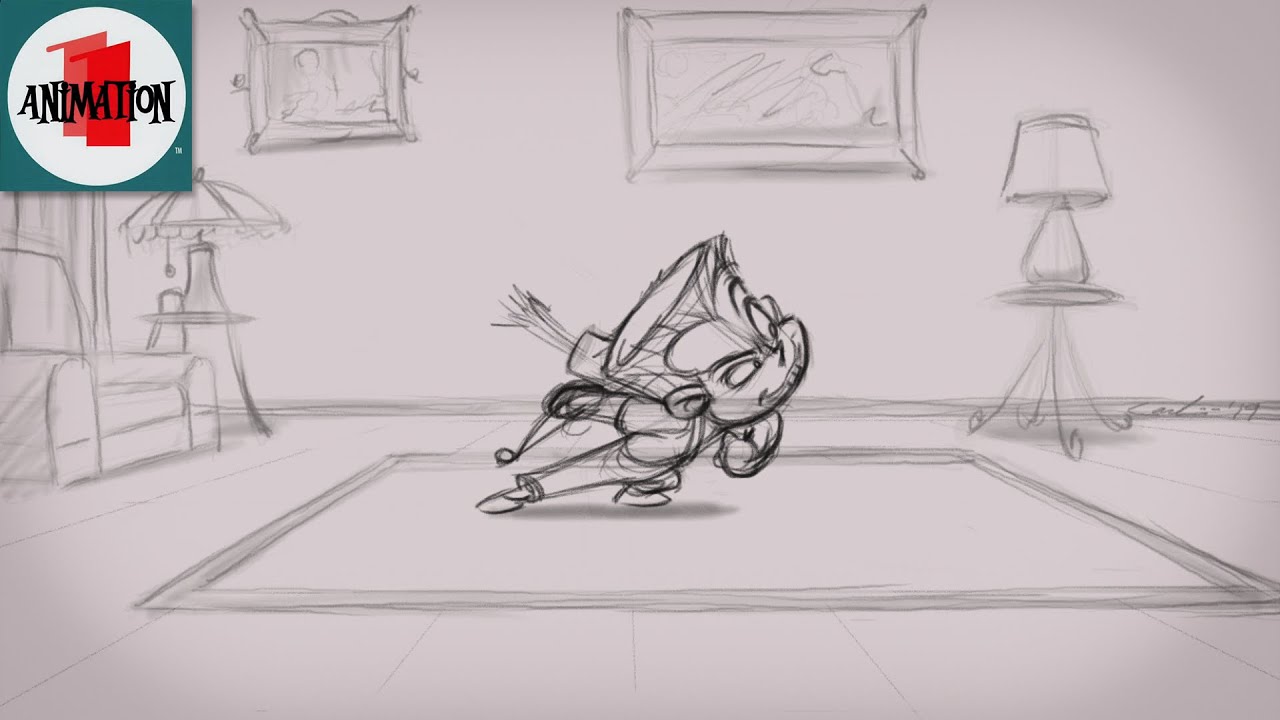 Animation Test on 1on1 Animation // Rascal Pencil test Tutorial