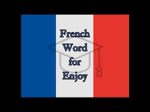 Profitez - French for Enjoy