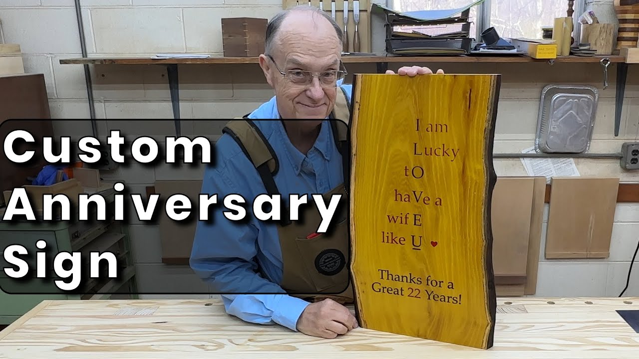 Crafting a Beautiful Anniversary Sign