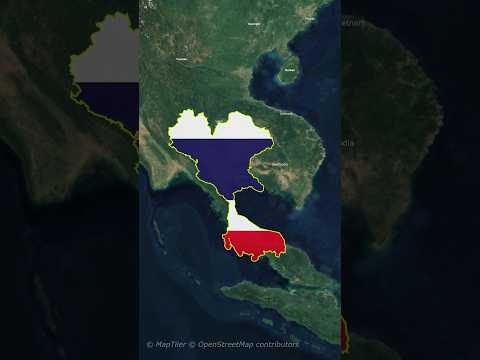 THAILAND MAP ANIMATION WITH CAPITAL IN AFTER EFFECTS #shorts