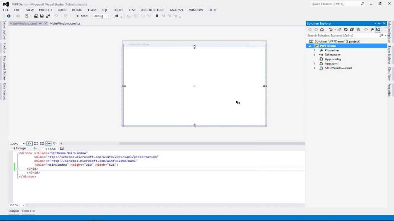 Tutorial WPF | Creating And Using An User Control (C#) | VS 2012
