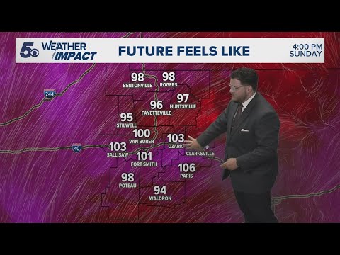 Latest Weather | Triple digit heat indexes expected Sunday