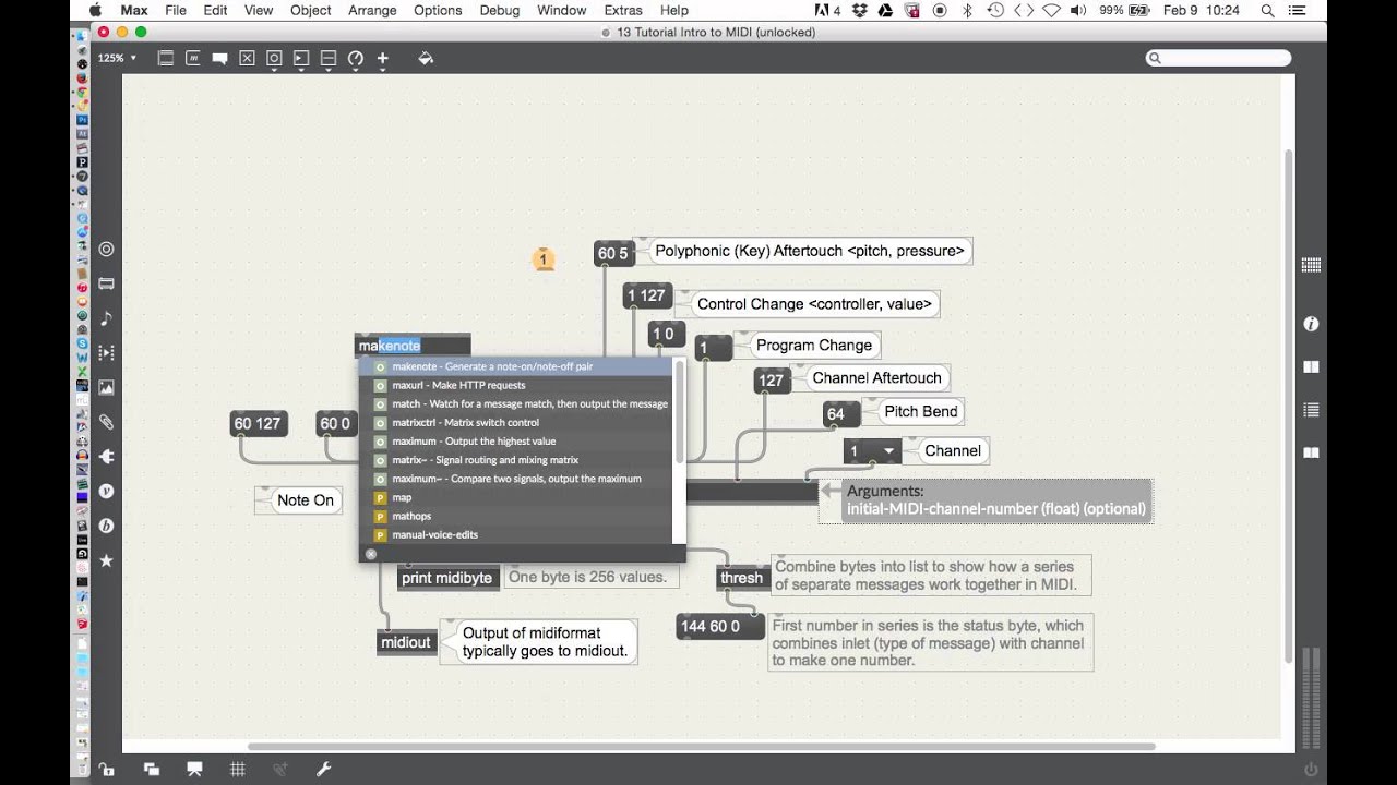 Tutoriel Max 7 # 13 : Introduction à MIDI