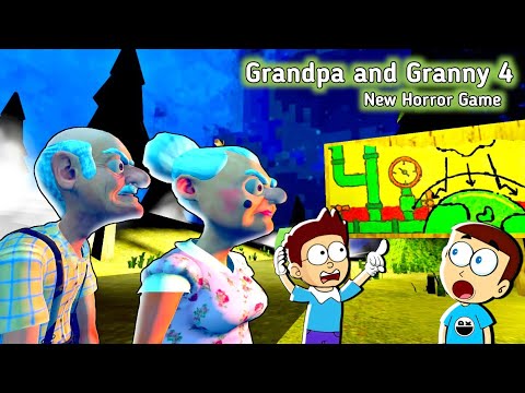 Grandpa and Granny 4 Online Multiplayer Game | Shiva and Kanzo Gameplay