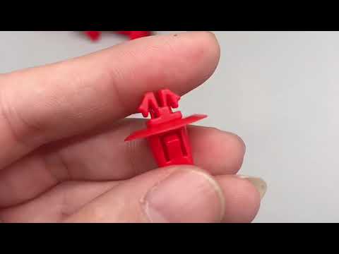 D127 Red color car door trim panel fastener retainer clips 90904-67037