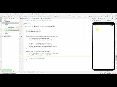 How to create your own custom browser Android App? – Android Studio ...