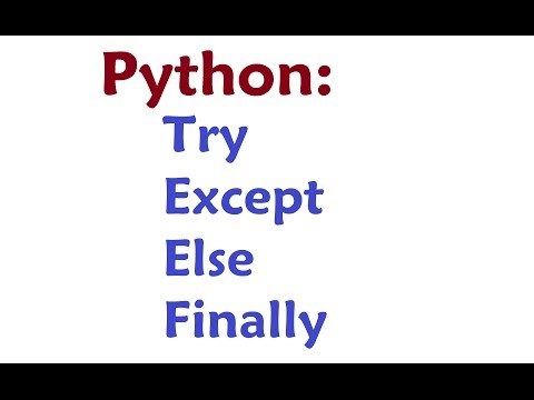 Learn Python Programming Tutorial Try Except Else Finally - Mind Luster