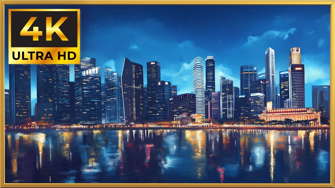 4K Skyscraper Video Wallpaper 🌃 Stunning Cityscape for a Modern TV Background