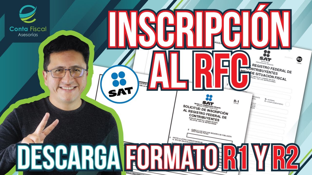 SAT: Download Form R1 and R2 for registration in the federal taxpayer registry RFC🔥