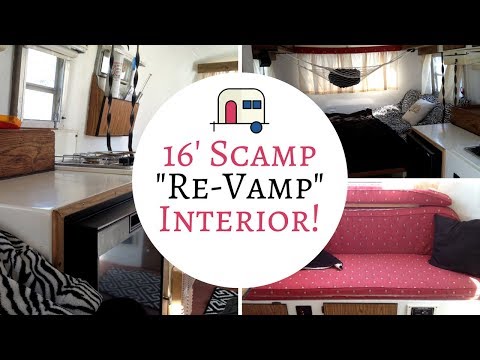16' Scamp "Re-Vamp" Interior!