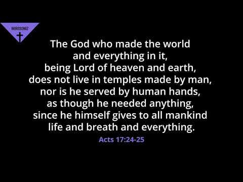 Acts 17:24-25 Song (God is Self-Sufficient) — Bible Memory Verse (ESV)